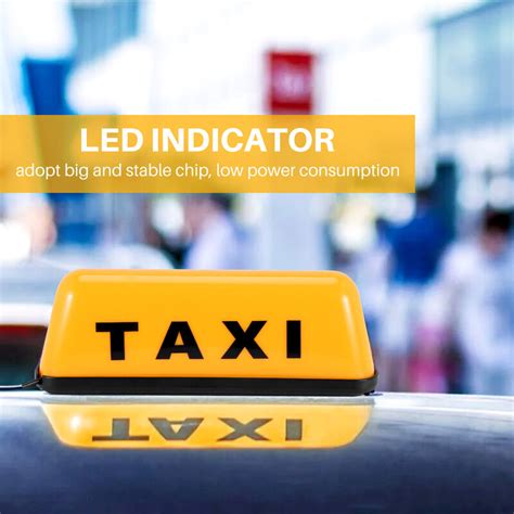 Taxi Led 표시등 표지판 Led 주간 조명 자동차 주간 주행등 Dc 12v 3w 자동차 운전 지붕 상단 운전실