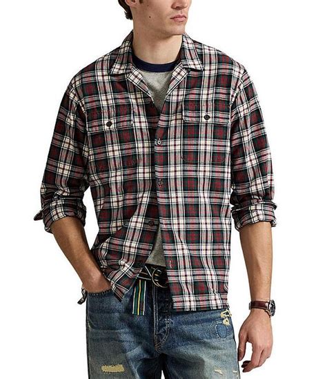 Polo Ralph Lauren Classic Fit Plaid Oxford Woven Shirt Dillards