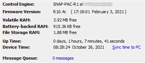 set time zone configuration error pac project optoforums