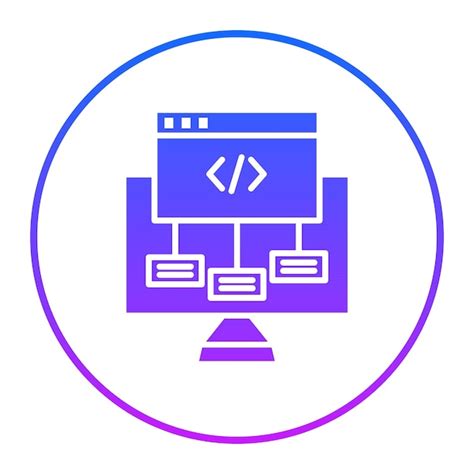 Premium Vector Code Framework Vector Illustration
