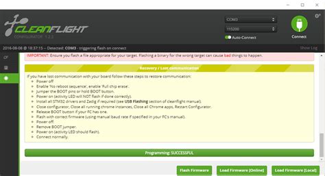 Firmware Flashed But Still Can T Connect FliteTest Forum