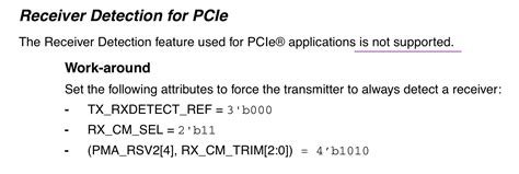 Реализация механизма Pci Express Receiver Detection у Artix 7 Работаем с ПЛИС области