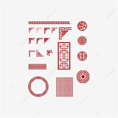 Chinese Traditional Pattern Vector Art Png Classical Pattern