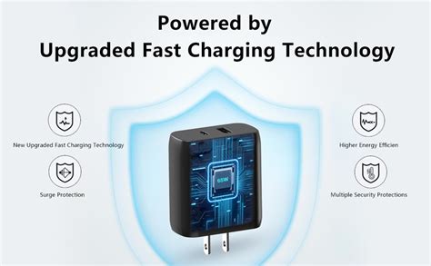 W USB C Charger Fast Charger Block Port Power Adapter For MacBook Pro Laptop IPhone