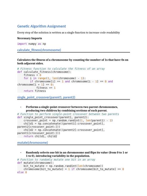 Genetic Pdf Genetic Algorithm Fitness Biology
