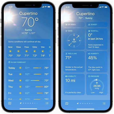 apple reveals redesigned weather ios app with dark sky like notifications and full screen maps