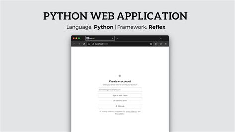 Python Web App Ui Reflex Tutorial Youtube
