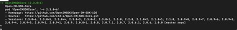 The Ios Version Code Corresponding To Flutteropenimsdk 2341