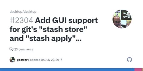 Add Gui Support For Gits Stash Store And Stash Apply Commands