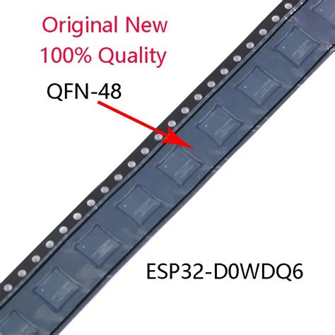 10pcs 2022 Esp32 D0wdq6 V3 Esp32 Qfn 48 Dual Core Wi Fi And Bluetooth