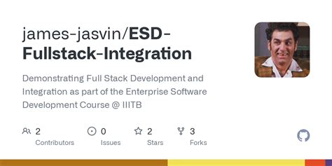 Github James Jasvinesd Fullstack Integration Demonstrating Full