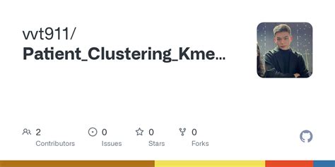 Patientclusteringkmeansnormalizationdatapy At Main · Vvt911patient