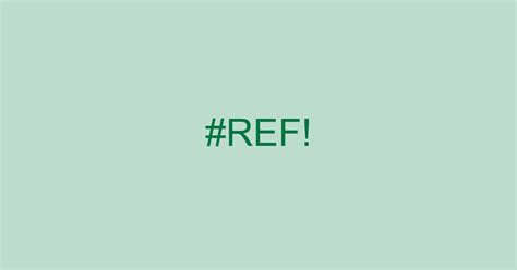 エクセルで表示される REF の意味とはエラーの回避方法もご紹介Office Hack