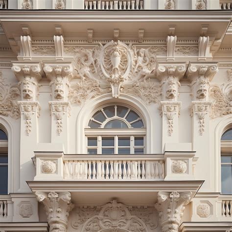 Ornamental Elements In A Neoclassical Architecture Building Premium Ai Generated Image Ornamental Elements In A Neoclassical Architecture Building Premium Ai Generated Image