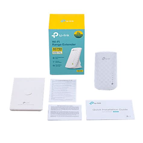 Buy Tp Link AC Dual Band WiFi Mesh Range Extender Smart Roaming RE White Online At
