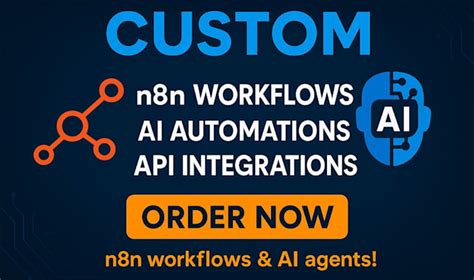 Develop n8n automation ai automation n8n workflow n8n ai agent api integration by Jamesmacatee ...
