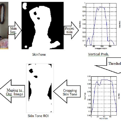 The Example Of Skin Segmentation Results Using Rgb Hsv And Ycbcr