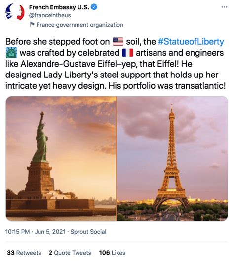 Us To Receive Another Statue Of Liberty On Independence Day As A T