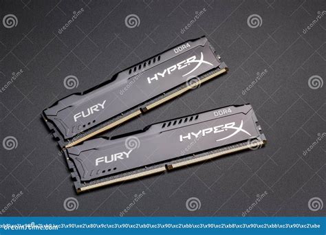 Random Access Memory RAM HyperX Fury DDR4 Editorial Photography Image Of Circuit Dimm 184130157