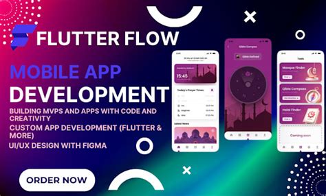 build flutter flow flutterflow app mobile app figma design developer no