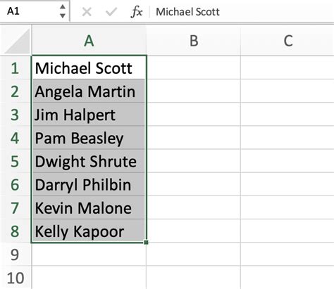 How To Separate Names In Microsoft Excel Easily Myexcelonline