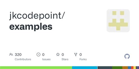 Github Jkcodepoint Examples