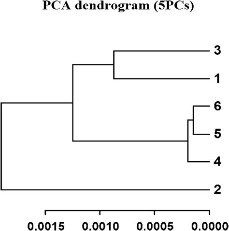 Hca Hierarchical Clustering Analysis Dendrogram A Pca Dendrogram
