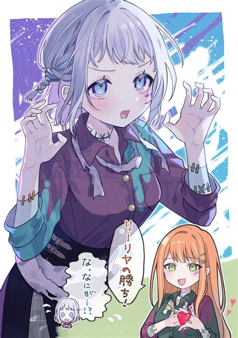 Katsuragi Lilja And Shiun Sumika Idolmaster And 1 More Drawn By Muta