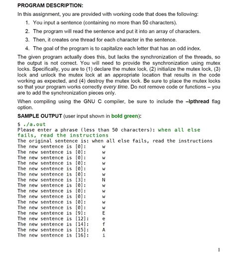 solved program description in this assignment you are