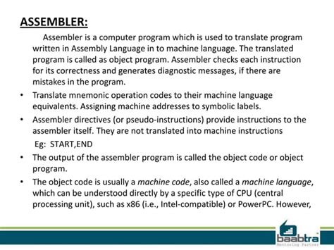 Translatorscompiler Assembler And Interpreter Pptx