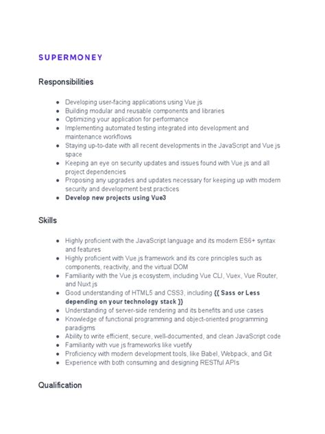 Frontend Developer Jd Pdf