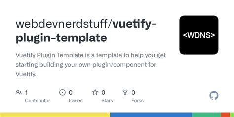 Github Webdevnerdstuff Vuetify Plugin Template Vuetify Plugin