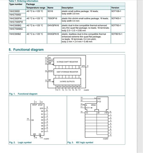 74hc595pw Counter Shift Register 8 Bit Shift Reg Woutput Latch Tssop16