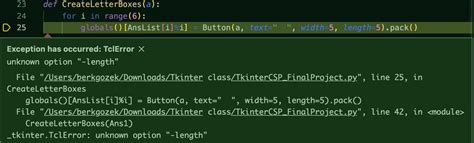 Im Pretty New To Tkinter But I Do Not Know What The Problem Is With