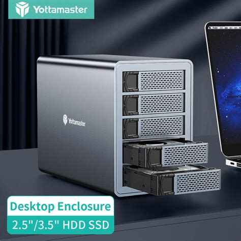 Yottamaster 2 Bay Raid External Hard Drive Enclosure For 25 35 Hard