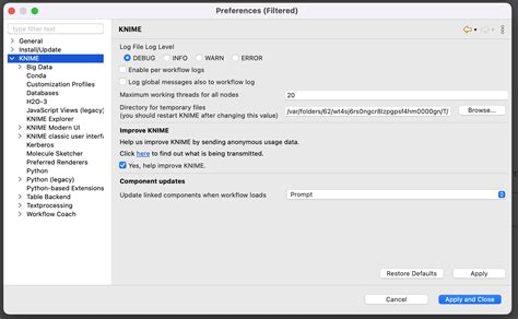 cannot open install knime extensions when local zip file is used