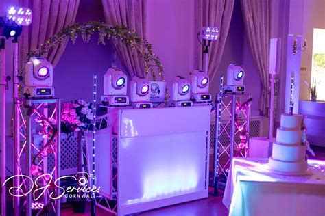 Wedding Dj Booth Selector Dj Services Cornwall