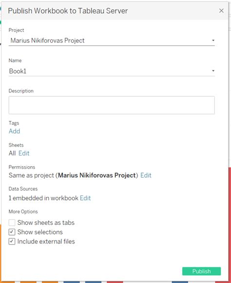 The Data School Step By Step Guide On How To Publish Your Workbook To Tableau Server