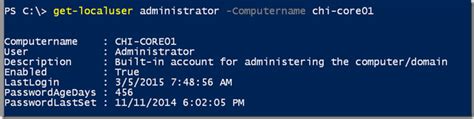 Getting Local User Accounts The PowerShell Way The Lonely Administrator