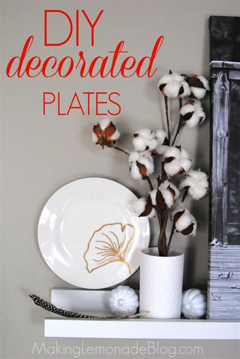 Diy Plates Decoration At Laverne Haskins Blog