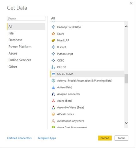 Power Query Sis Cc Sdmx Connector Power Query Microsoft Learn