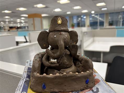 Ganeshchaturthi Handmade Officecelebrations Teamspirit