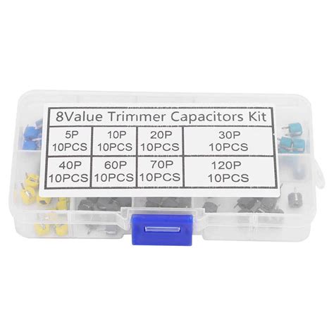 80pcs 6mm Trimmer Capacitor Variable Capacitance C Grandado