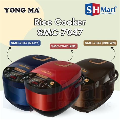 Jual Rice Cooker Digital Yongma Magic Com 2 Liter Smc 7047 Smc7047 Garansi Resmi Shopee Indonesia