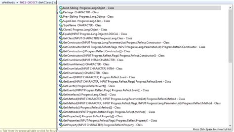 Reflection In OpenEdge ABL Progress 4GL Stack Overflow
