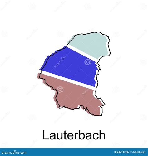 Map Of Lauterbach Design World Map Country Vector Illustration Template CartoonDealer