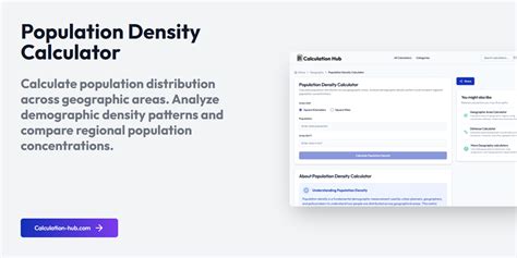 Population Density Calculator Calculation Hub