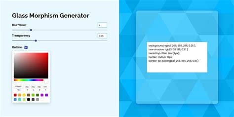 top css glass effect generators for web designers css author