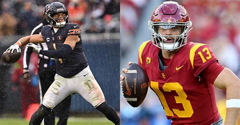 Justin Fields Or Caleb Williams Bears Ultimately Decide On A Quarterback Blacksportsonline