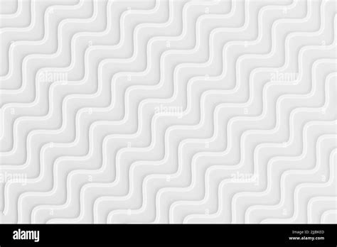 Abstract Wavy Pattern White Line Paper Card Metal Cutting Engraving Carving Framework 3d